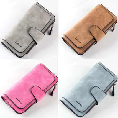 Women Bifold Wallet Long Clutch Pocket Credit Card Holder Purse Handbag ...