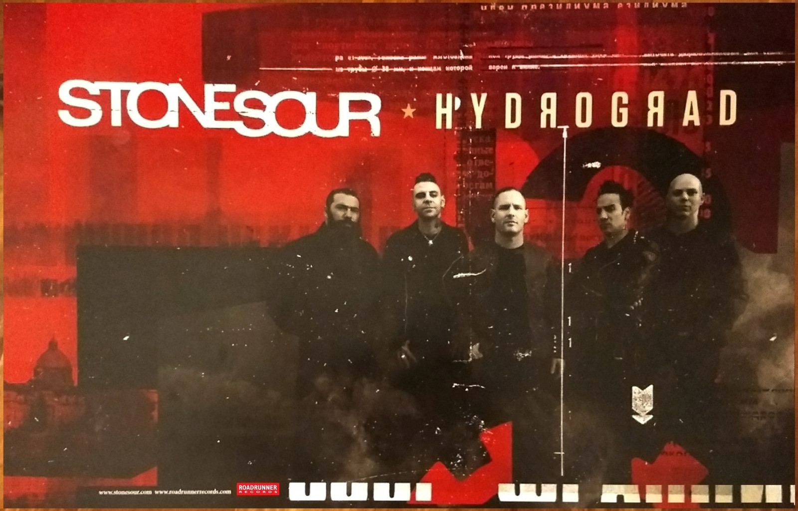 STONE SOUR Hydrograd Ltd Ed RARE Tour Poster +BONUS Rock Metal Poster ...