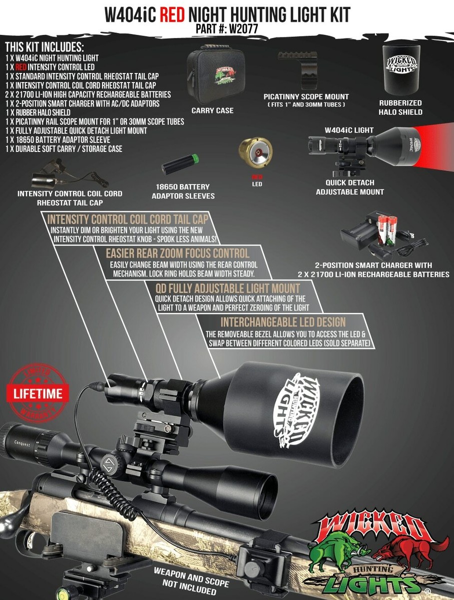 Rifle Mounted Hunting Lights