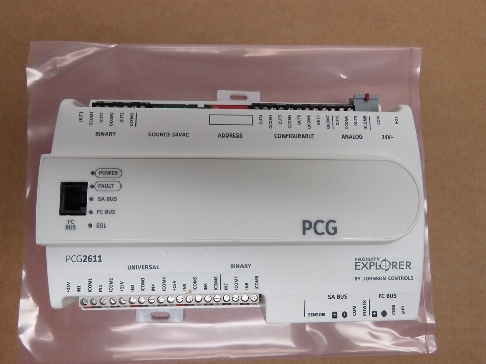 Johnson Controls FX-PCG2611-0G FX-PCG Controller Rev. V with 1 Year ...