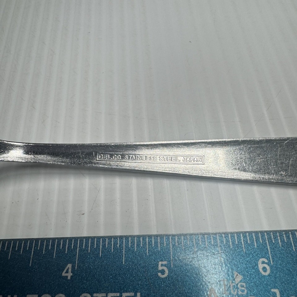 VTG Art Deco Scroll Design Stainless Delco Flatware Oneida? Tables Spoon | eBay