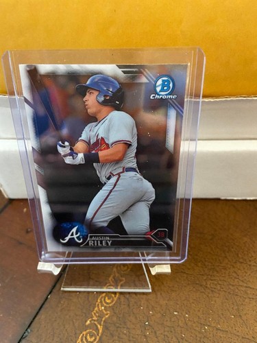 2016 BOWMAN CHROME BASEBALL AUSTIN RILEY ROOKIE CARD RC ATLANTA BRAVES ...