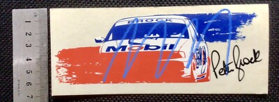 RARE Origanal Peter Brock Mobil sticker unused | eBay Australia