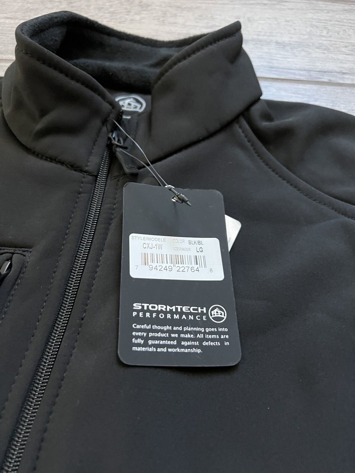 Stormtech Women’s Crew Bonded Shell CXJ-1W Jacket Coat Black Size Large ...