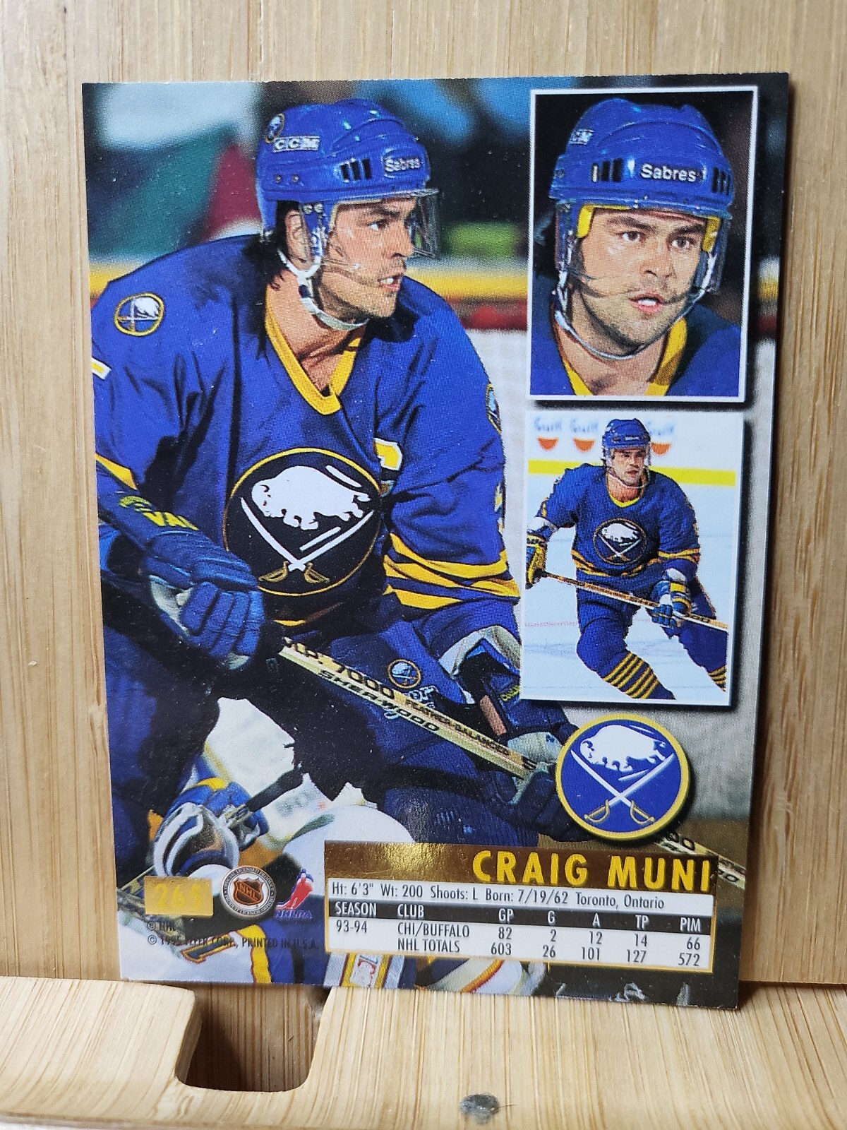 CRAIG MUNI🏆94-95 Fleer Ultra Series II #265 NHL Hockey Card🏆 FREE POST ...