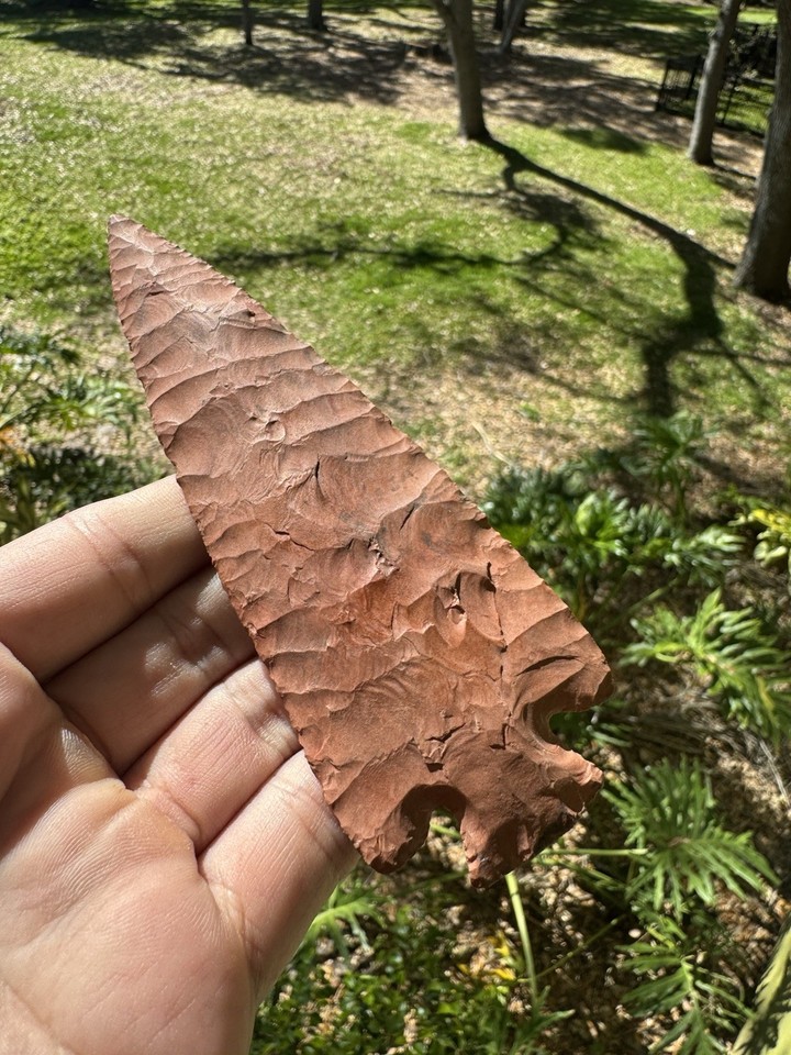 Native American Beautiful Red Hardin Arrowhead Point Georgia | eBay