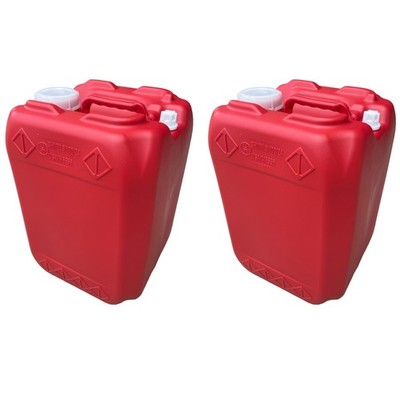 Stackable Square 5 Gallon Race Gas Alcohol Can Fuel Jug Utility Can ...