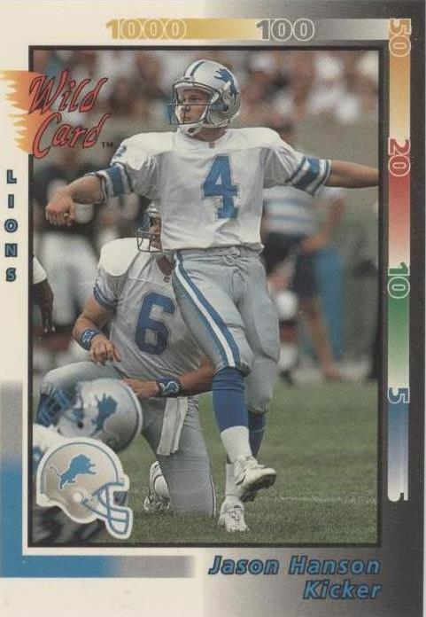 1992 Wild Card - Jason Hanson #365 (RC) for sale online | eBay
