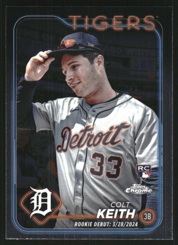 2024 Topps Chrome Update #USC178 Colt Keith RC Rookie Card | eBay