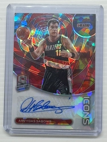 2022-23 Spectra Arvydas Sabonis Astral Prizm Icons Auto Autograph #9/49 ...