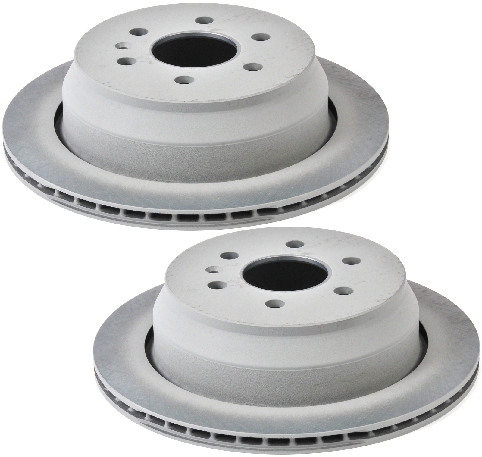 Pair Set of 2 Rear Brake Disc Rotors 324mm ACDelco GM OE For GMC Chevy ...