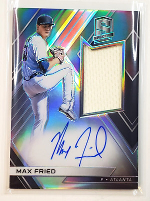 Max Fried 2018 Panini Spectra Prizm Rookie Autograph Jersey Patch RPA Auto RC | eBay
