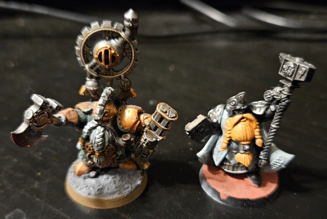 Warhammer Fantasy/AoS/Old World - Dwarfs - Cogsmith and Runelord | eBay