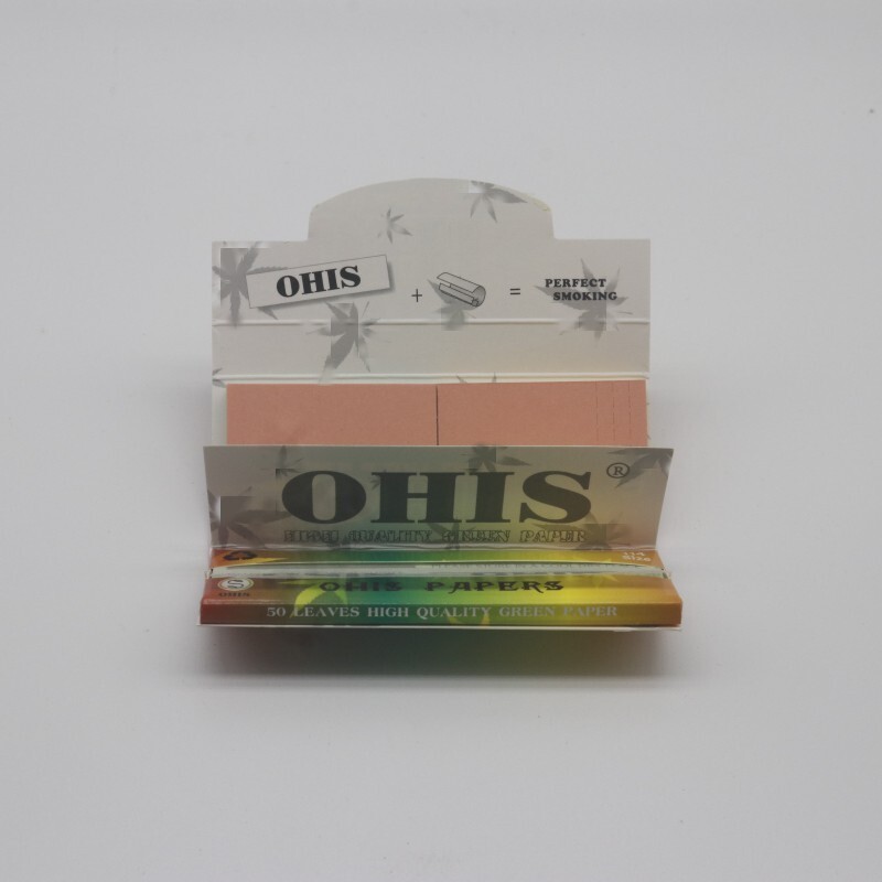 4 Booklets OHIS 4 Color Rolling Paper with Tips 1 1/4 78mm | eBay