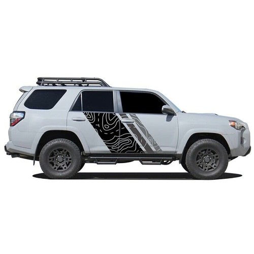 TRD Topographic Side Stripe Graphics Decals Design For Toyota 4Runner 2010-2024 | eBay