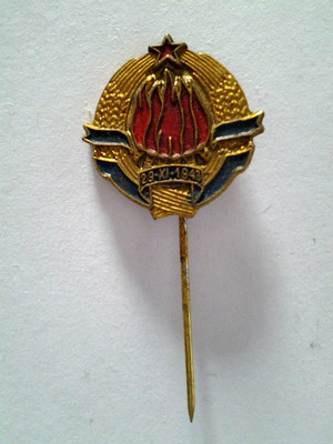 YUGOSLAVIA YUGOSLAV FEDERAL POLICE PIN BADGE | eBay