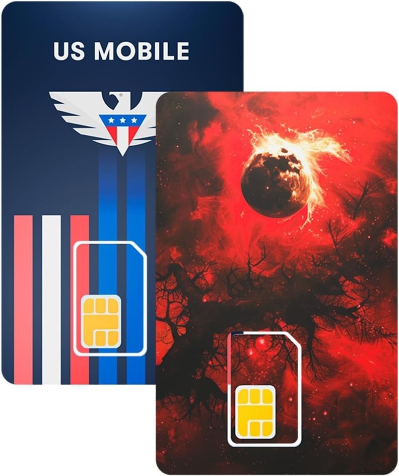 Prepaid SIM Card (US Mobile) - Custom Plans from $4/mo. Unlimited from ...