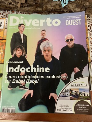 Magazine Diverto ´INDOCHINE Ouest france | eBay