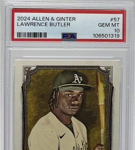 Lawrence Butler Rookie PSA 10 - 2024 Topps Allen & Ginter - A’s ...