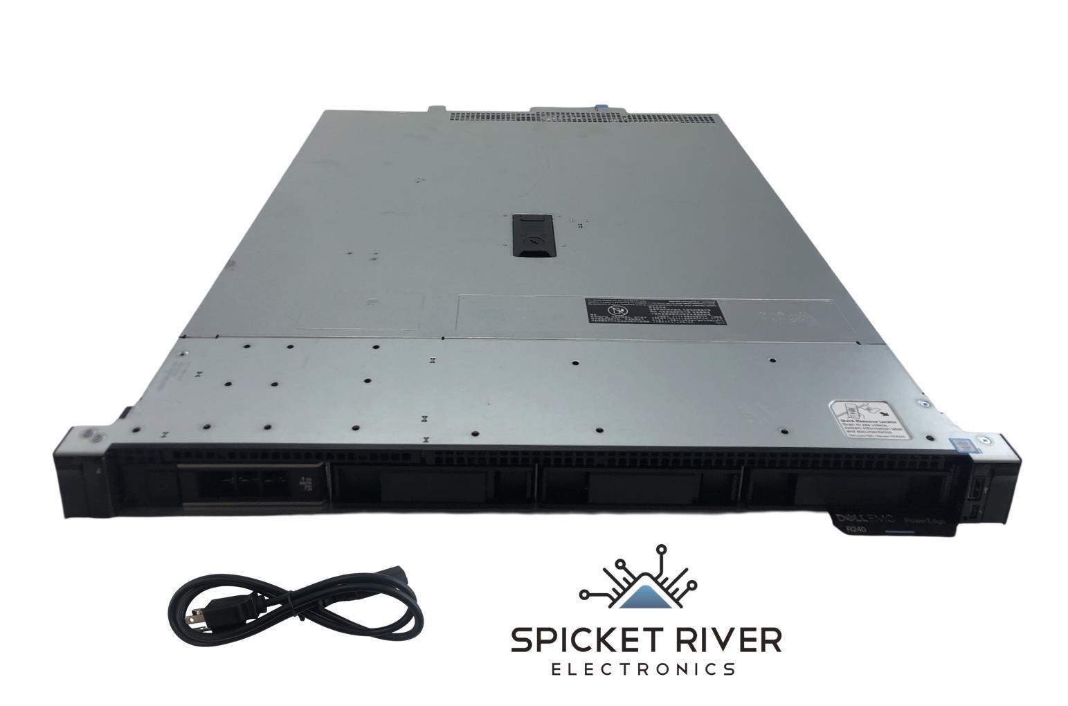 Dell PowerEdge R240 Quad Core Xeon E2134 3.50GHz 8GB RAM No HDDs 3.5 ...