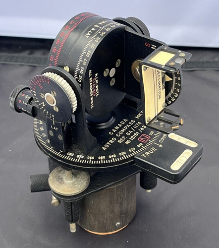 Astro Compass MK II MKII WWII Navigational Compass Canada Ref 6A/1174 ...