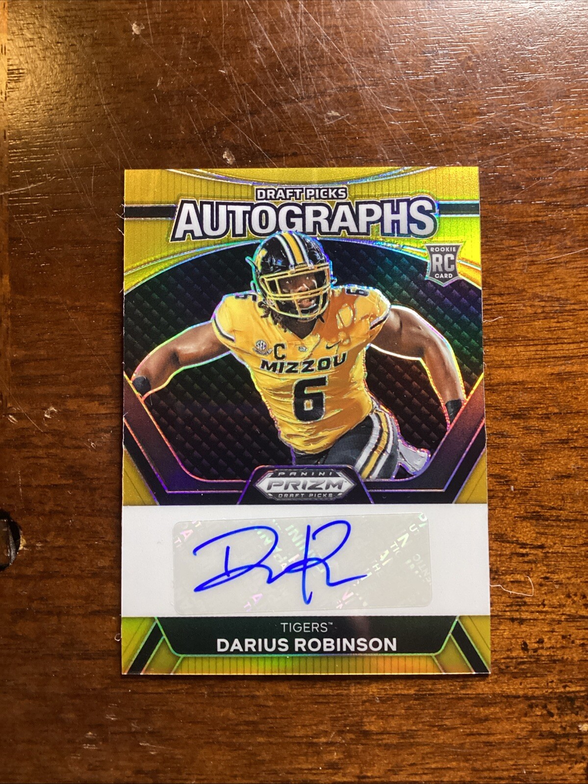 Darius Robinson 2024 Prizm Draft Picks #DPA-DRN Draft Picks Autographs ...