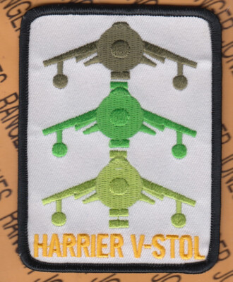 USMC Marine Corps HARRIER VTOL STOL Aviation ~4" patch m/e | eBay