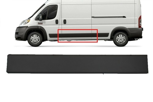 FIT DODGE RAM PROMASTER 2019-2025 SLIDING DOOR TRIM MOLDING COVER LEFT ...