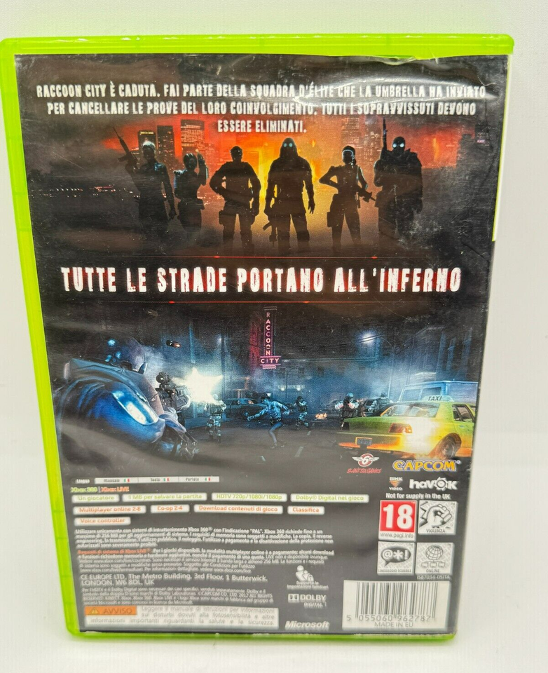 Resident Evil Operation Raccoon City XBOX 360 Microsoft PAL ITA ...