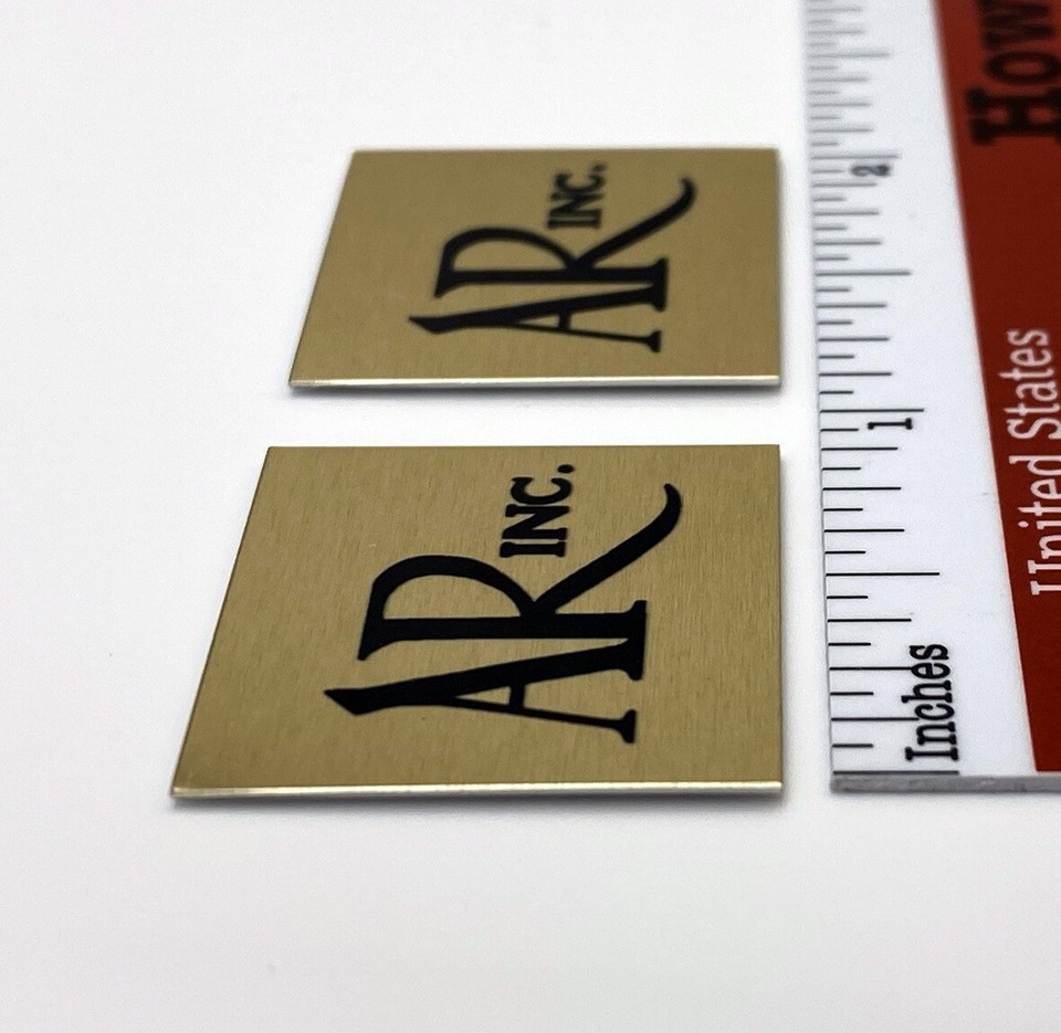 Small AR Inc. Acoustic Research Speaker Badge Logo Emblem Turntable ...
