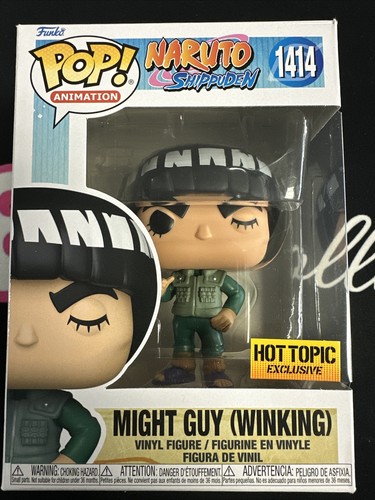 Funko Pop! - Naruto Shippuden - Might Guy (Winking) 1414 Hot Topic | eBay