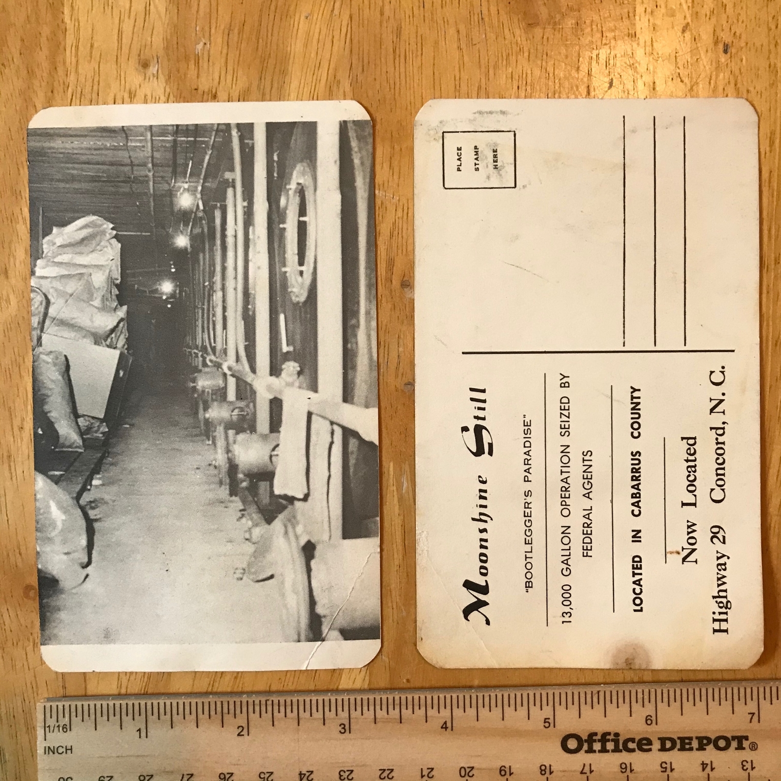 2 Moonshine Still Bootlegger Paradise Concord Cabarrus NC Vtg 1960s ...