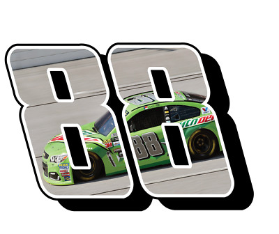 DALE EARNHARDT JR #88 NASCAR Racing Speed Vinyl Sticker Decal Car ...