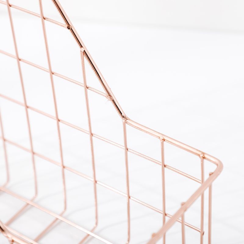 Nordic Wrought Iron File Holder Desk Shelf Storage Rack Organizer | eBay