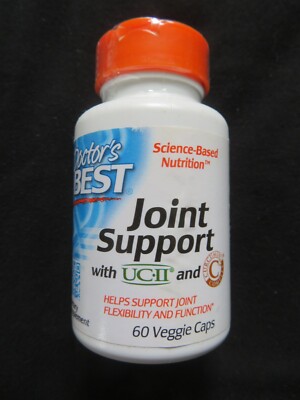 Doctor's Best Joint Support 60 Veggie Caps Supports Joint Flexibility ...