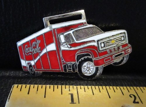 Coca Cola Coke Chevy Delivery Truck Enamel Pocket Watch Fob Advertising ...
