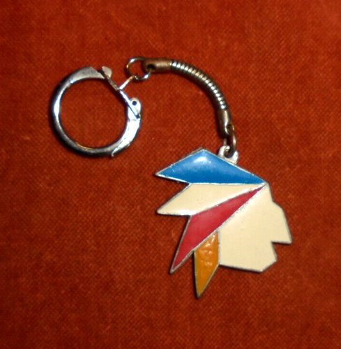 Porte-clés Superbe joli Profil Grand Chef Indien à plumes SACHEM ...