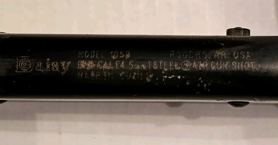 Vintage Wood Stock Daisy Buck Model 105B Lever Action Rifle BB Gun ...