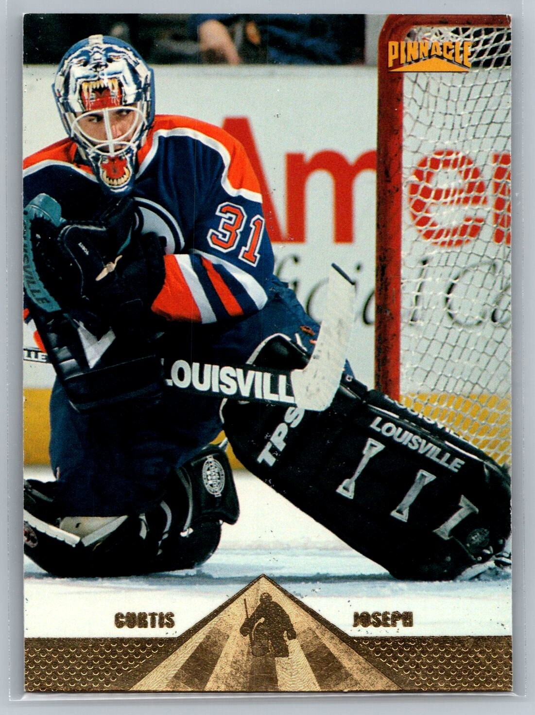 1996-97 Pinnacle #164 Curtis Joseph Edmonton Oilers | eBay