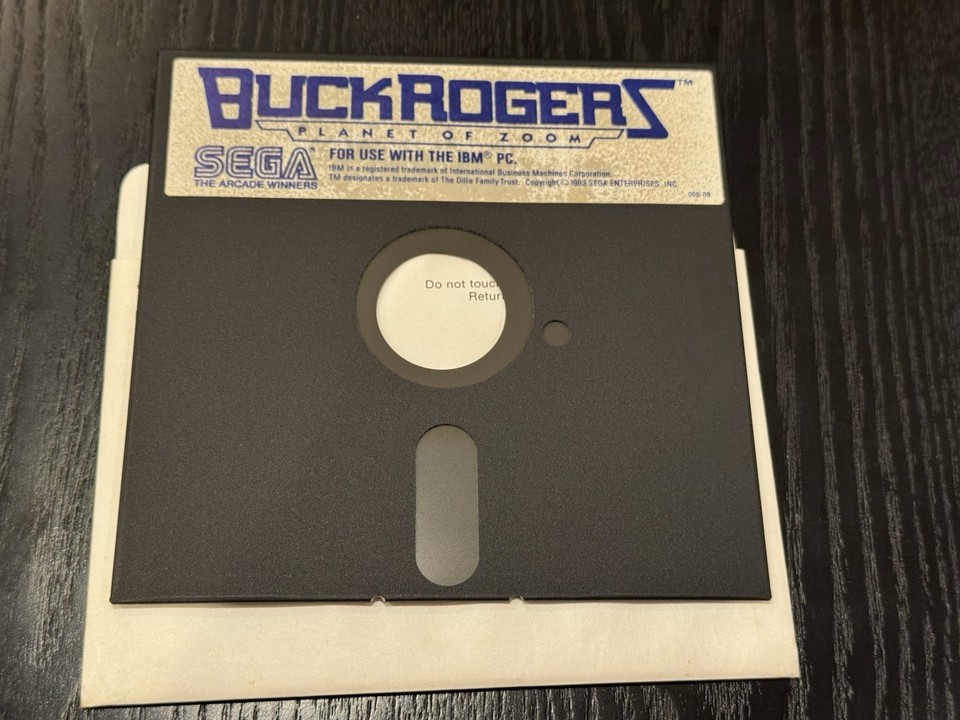 Buck Rogers: Planet of Zoom for the IBM PC, by Sega -- Disk Only ...