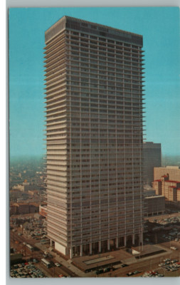 Vintage Postcard 44 Story Humble Building Houston Humble Oil & Refining ...