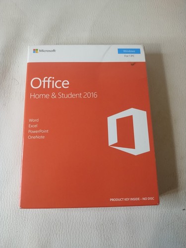 Microsoft Office Home and Student 2016 1 User PC Key Card OPEN BOX | eBay