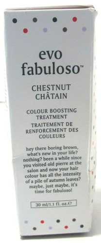 evo fabuloso Chestnut Colour Boosting Treatment 30 ml / 1.1 fl oz. New ...