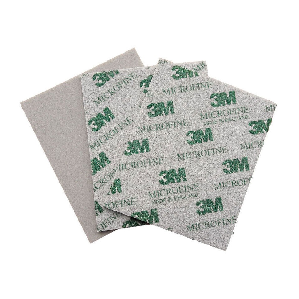 Wet/Dry Softback Abrasive Sanding Sponge Foam Pad Micro Super Ultra ...