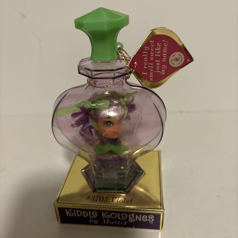 Vintage Mattel LIDDLE KIDDLE #3703 VIOLET Kiddle Kologne Doll Boxed ...