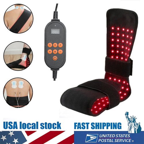 660nm&880nm Infrared Red Light Therapy Leg Arm Foot Wrap Pad for Pain ...
