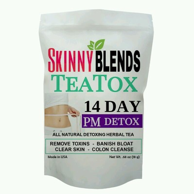 14 DAY SKINNY DETOX TEA PM TEA TO REDUCE BLOAT REMOVE TOXINS NIGHT TIME ...