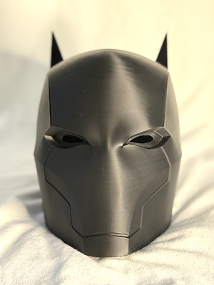 Raw 3d Print Batman Beyond Inspired Helmet Black Padded Cosplay Full ...