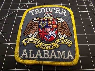 ALABAMA TROOPER PATROL POLICE PATCH BRAND NEW 3" x 2.5" | eBay
