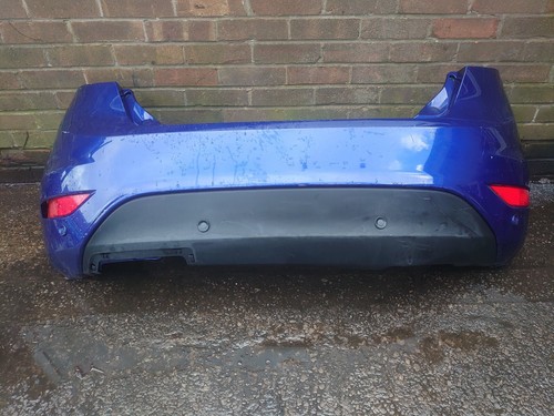 FORD FIESTA MK7 2013 - 2017 REAR BUMPER IN DEEP IMPACT BLUE + SENSORS ...